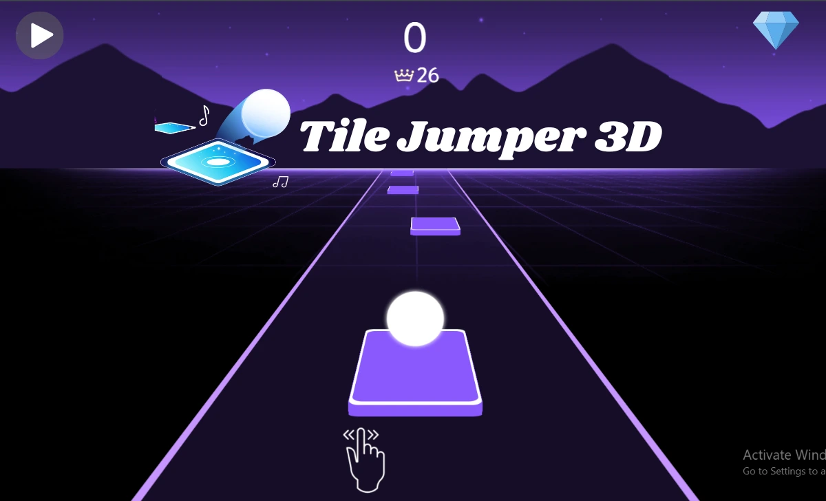 Play Tile Jumper 3D Online 🕹️ Free Jumping Arcade Game